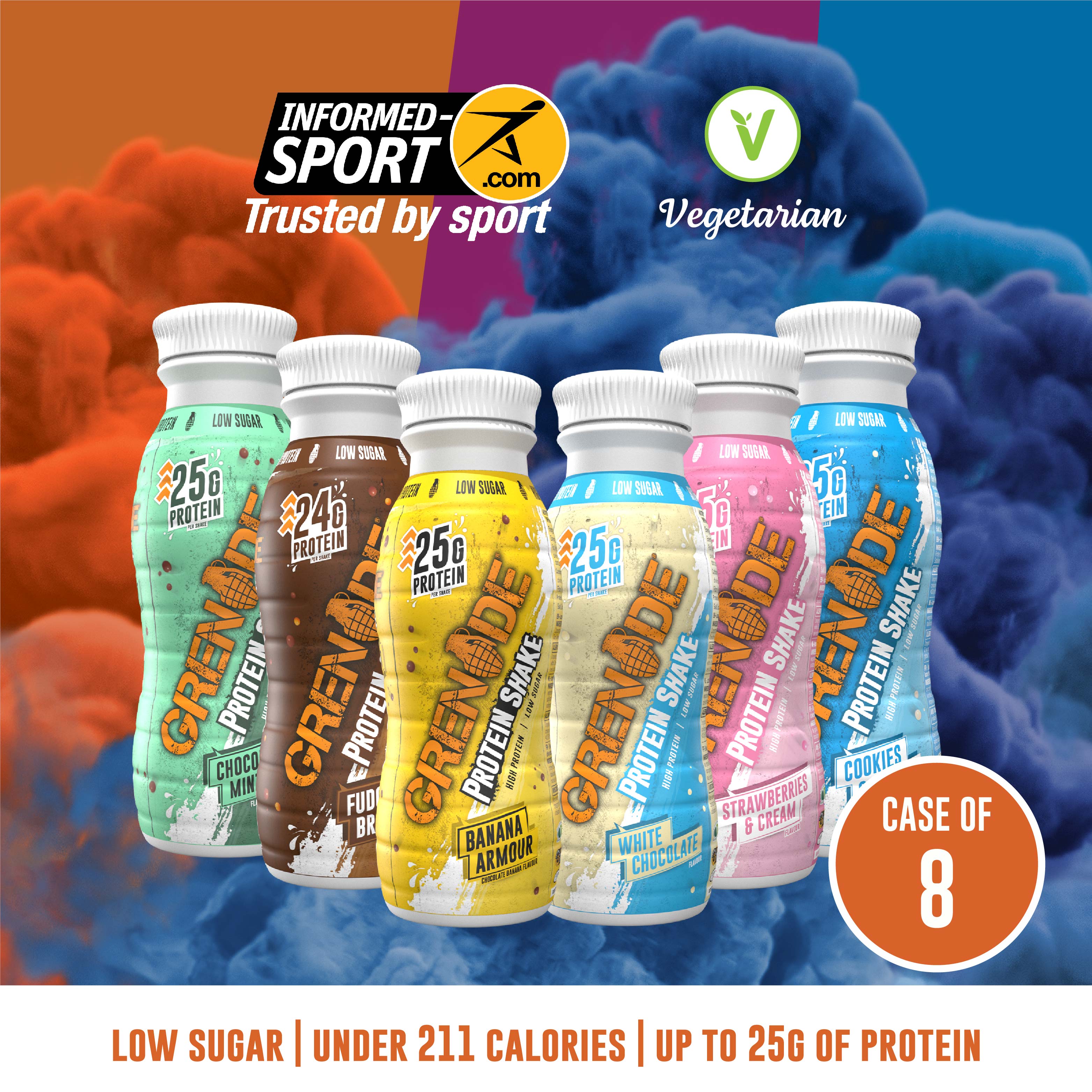 Grenade Protein Shakes (Case of 8) | WOAH!