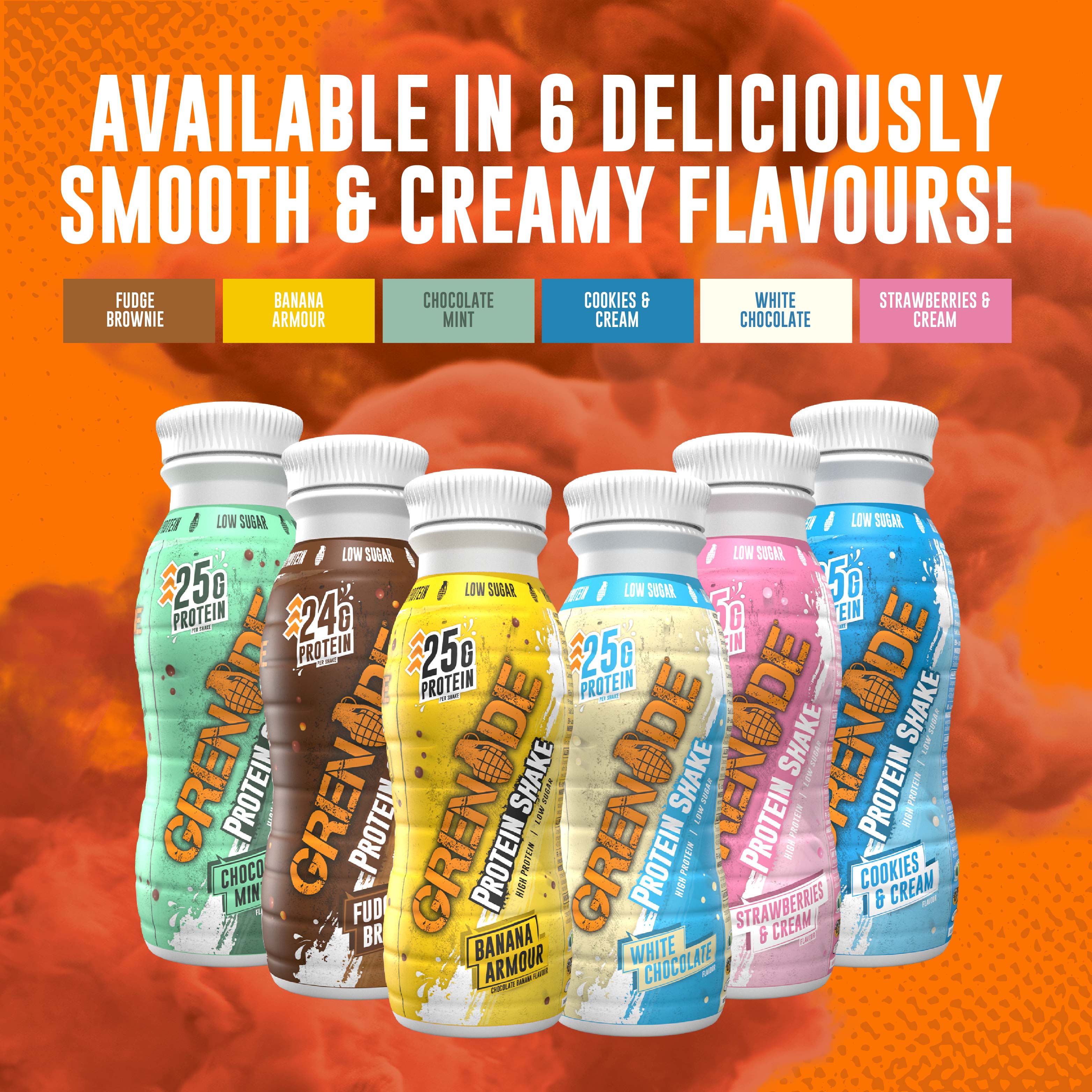 Grenade Protein Shakes (Case of 8) | WOAH!