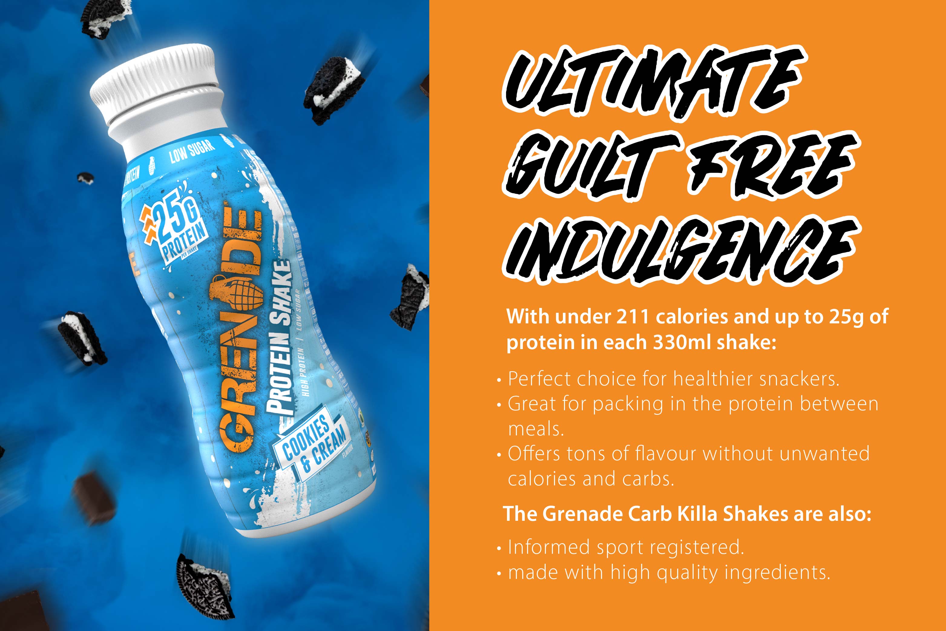 Grenade Protein Shakes (Case of 8) | WOAH!