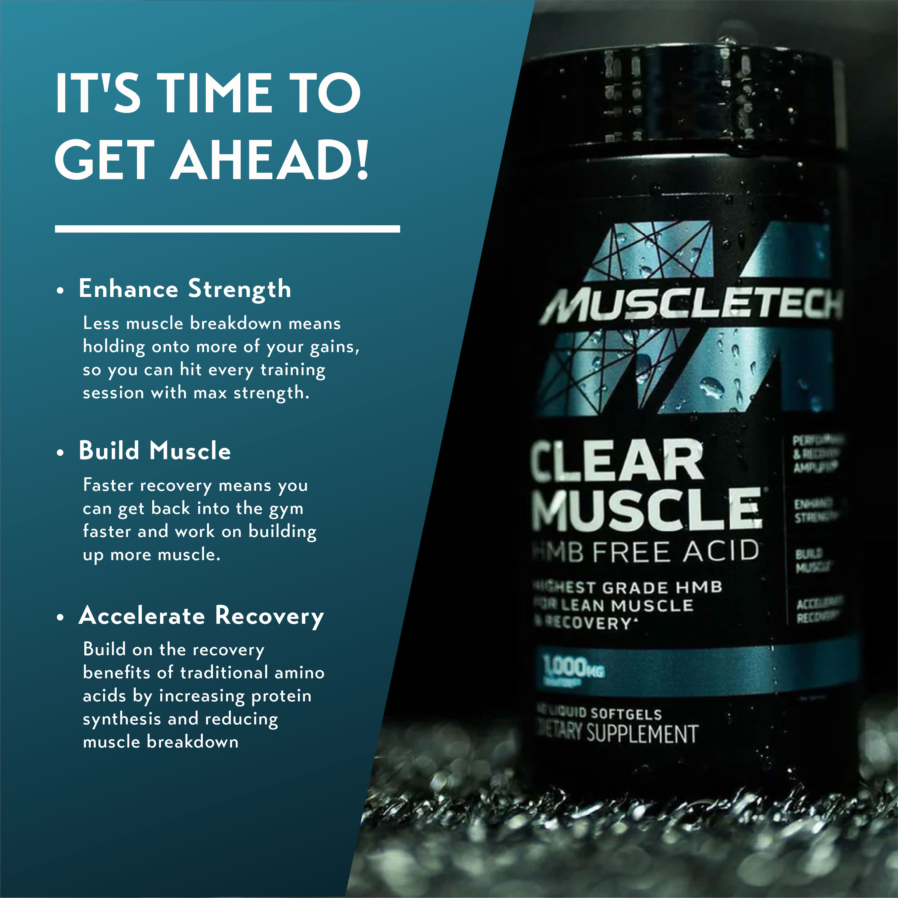 MuscleTech Clear Muscle (42 Liquid Softgels) | WOAH!