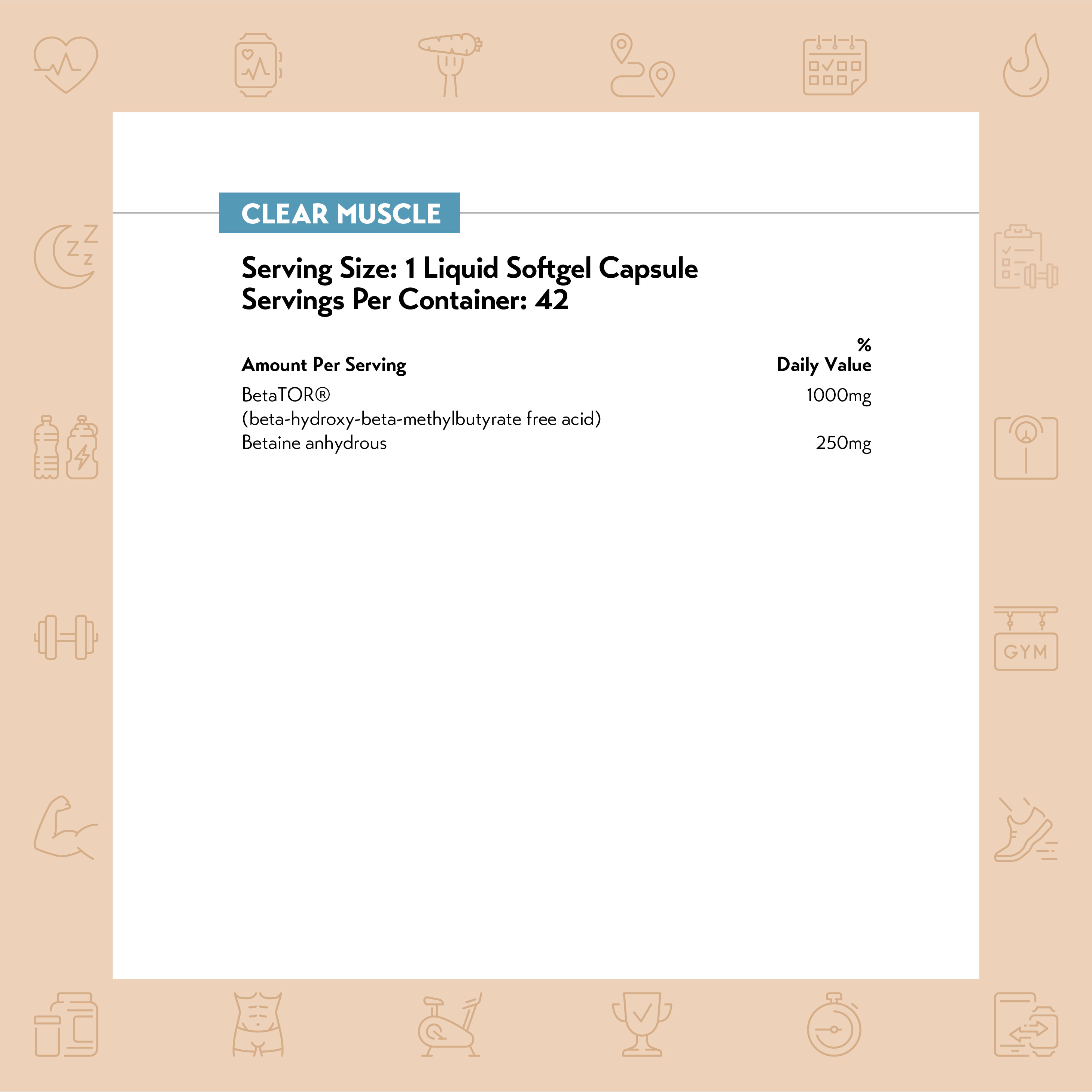 MuscleTech Clear Muscle HMB Free Acid [84s Liquid Softgel] | WOAH!